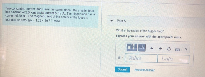 Solved Two concentric current loops lie in the same plane. | Chegg.com