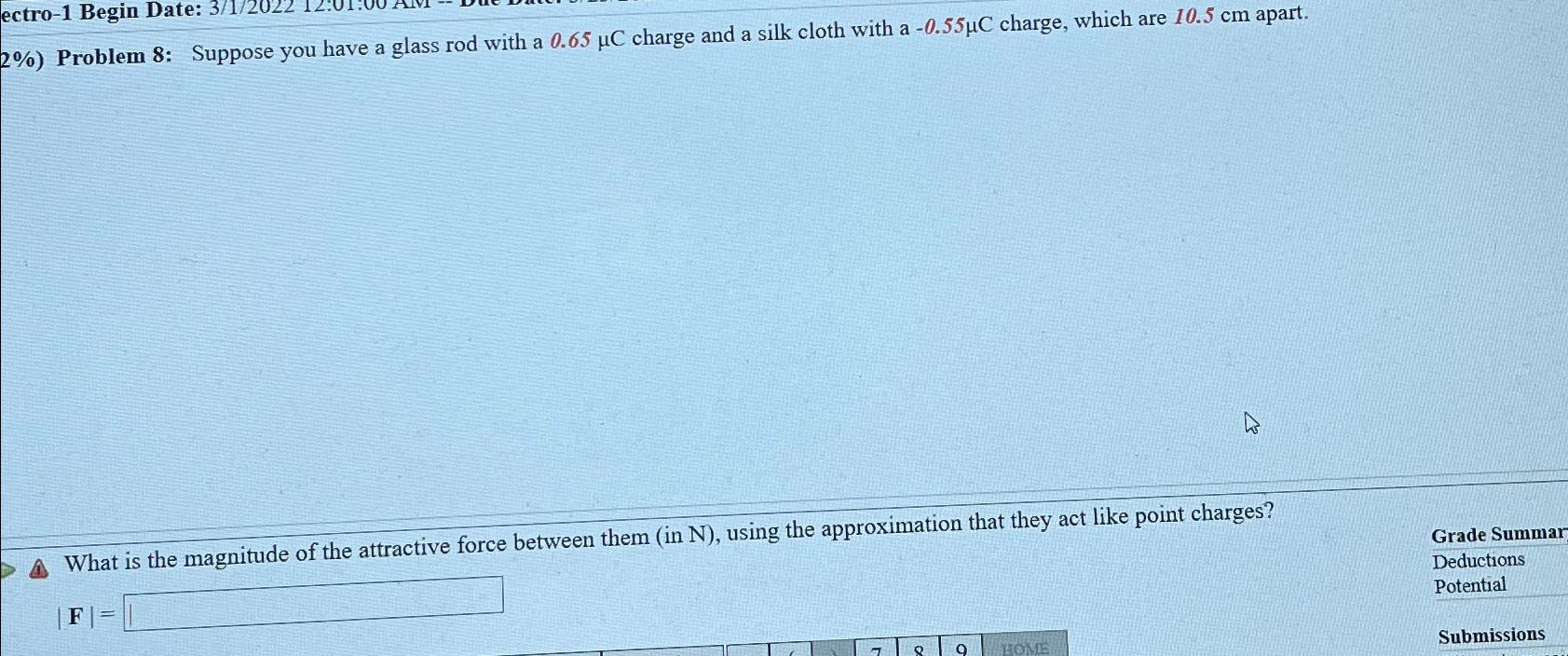 Solved 2% ﻿Problem 8: Suppose you have a glass rod with a | Chegg.com