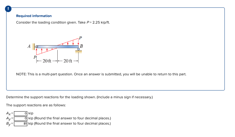 Required informationConsider the loading condition | Chegg.com