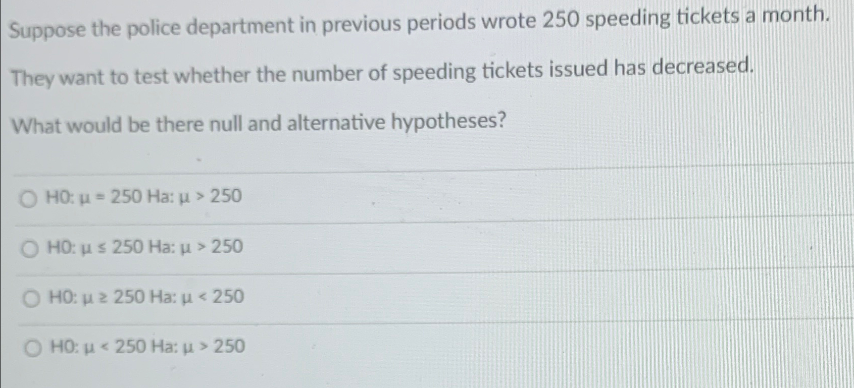 Solved Suppose the police department in previous periods | Chegg.com