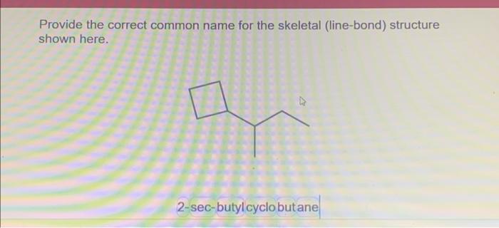 Solved Provide the correct common name for the skeletal | Chegg.com