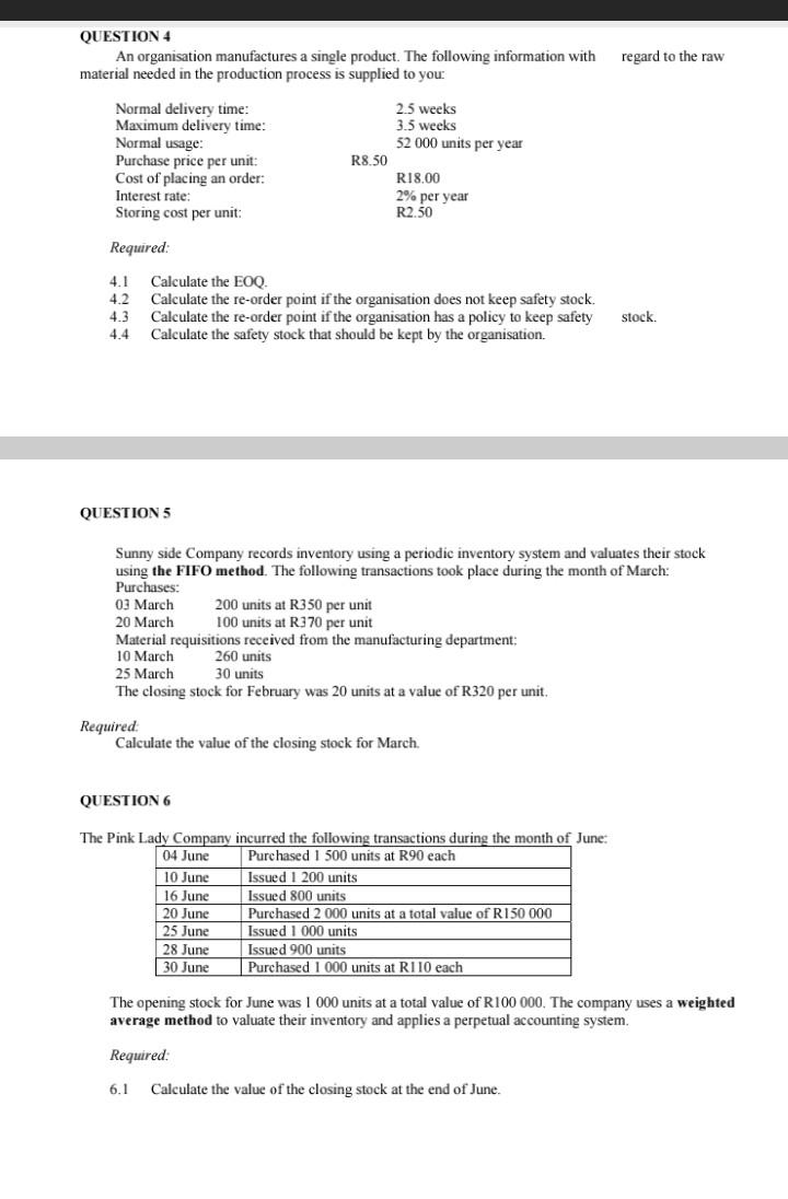 Solved QUESTION 1 A manufacturing company is about to start | Chegg.com