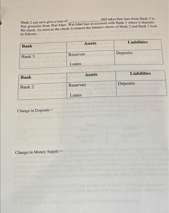 Solved WORKSHEET Topic 8 (Money Creation and Control A | Chegg.com