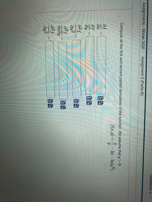 Solved Assignments - Winter 2020 / Assignment 5 (Partie B) | Chegg.com