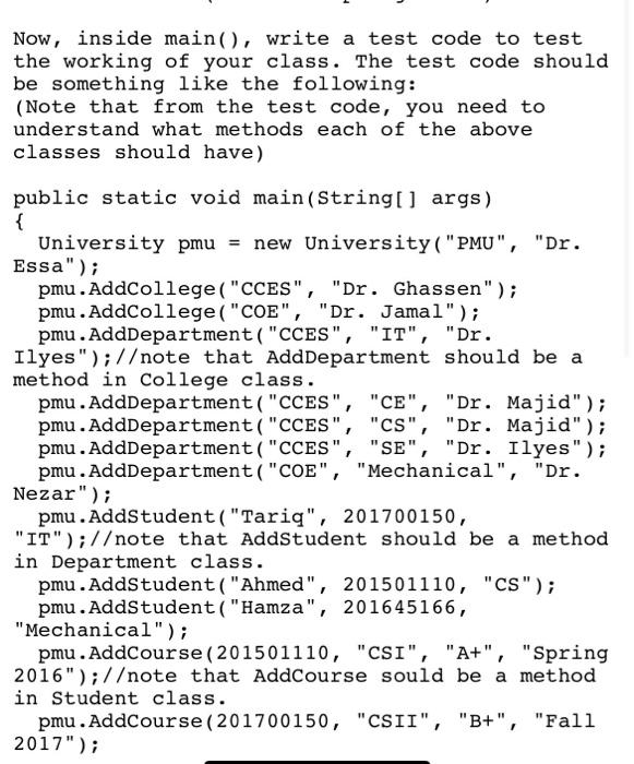 Solved using java please continue or use this to add on the | Chegg.com