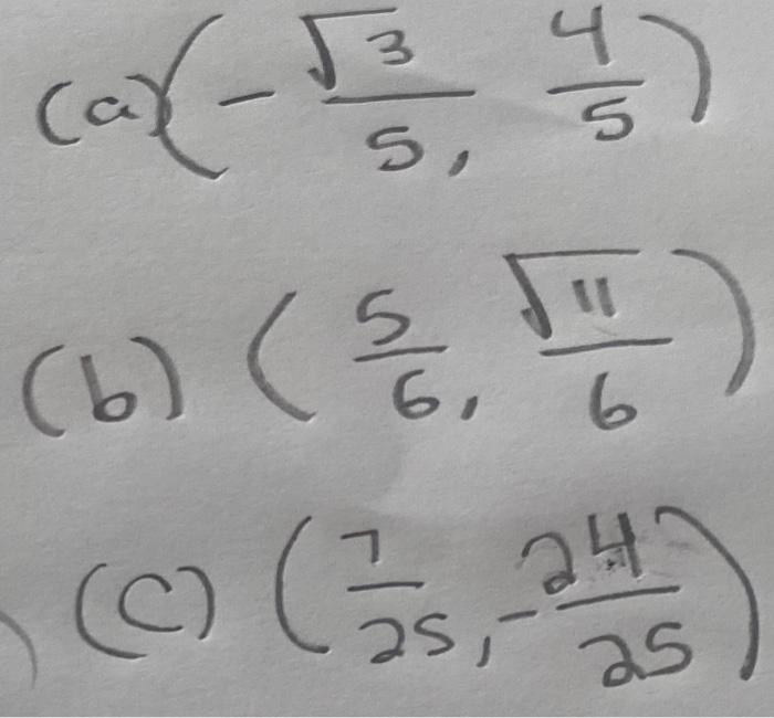 Solved En cada uno de los siguientes ejercicios se da un | Chegg.com