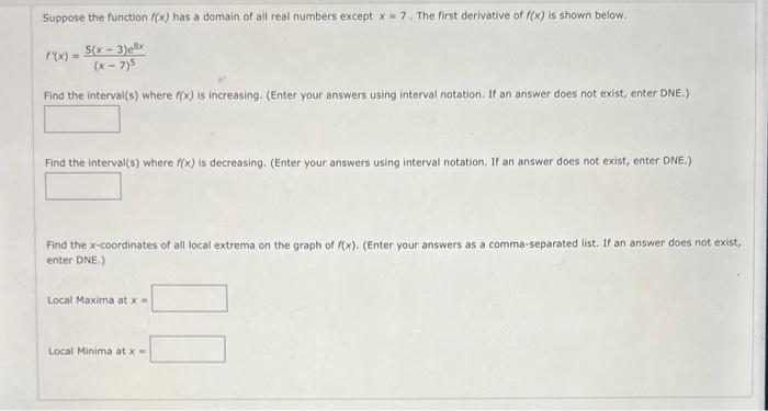Solved Suppose the function f(x) has a domain of all real | Chegg.com