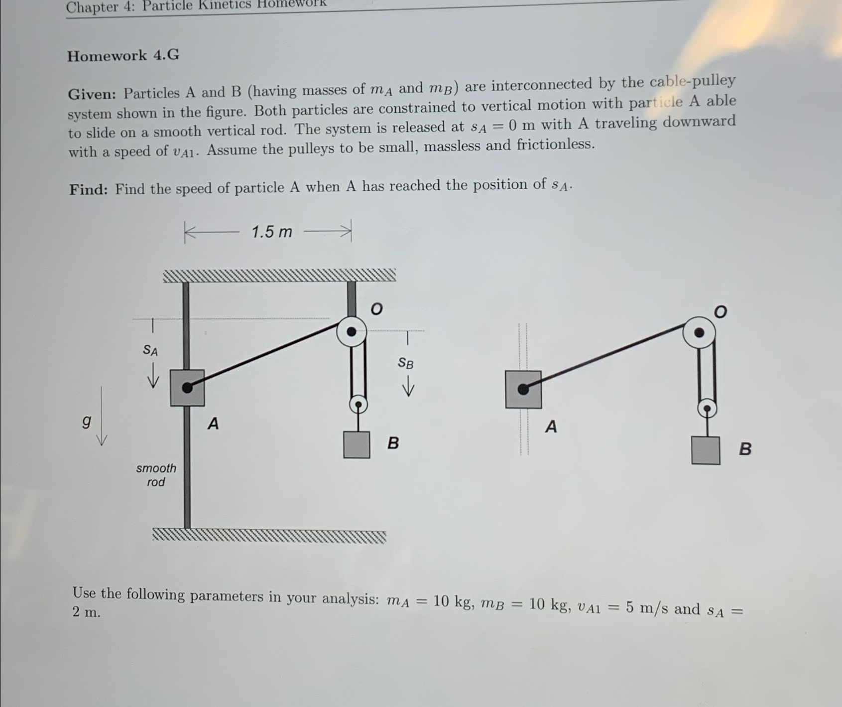 Chapter 4: Particle Kinetics HomeworkHomework | Chegg.com