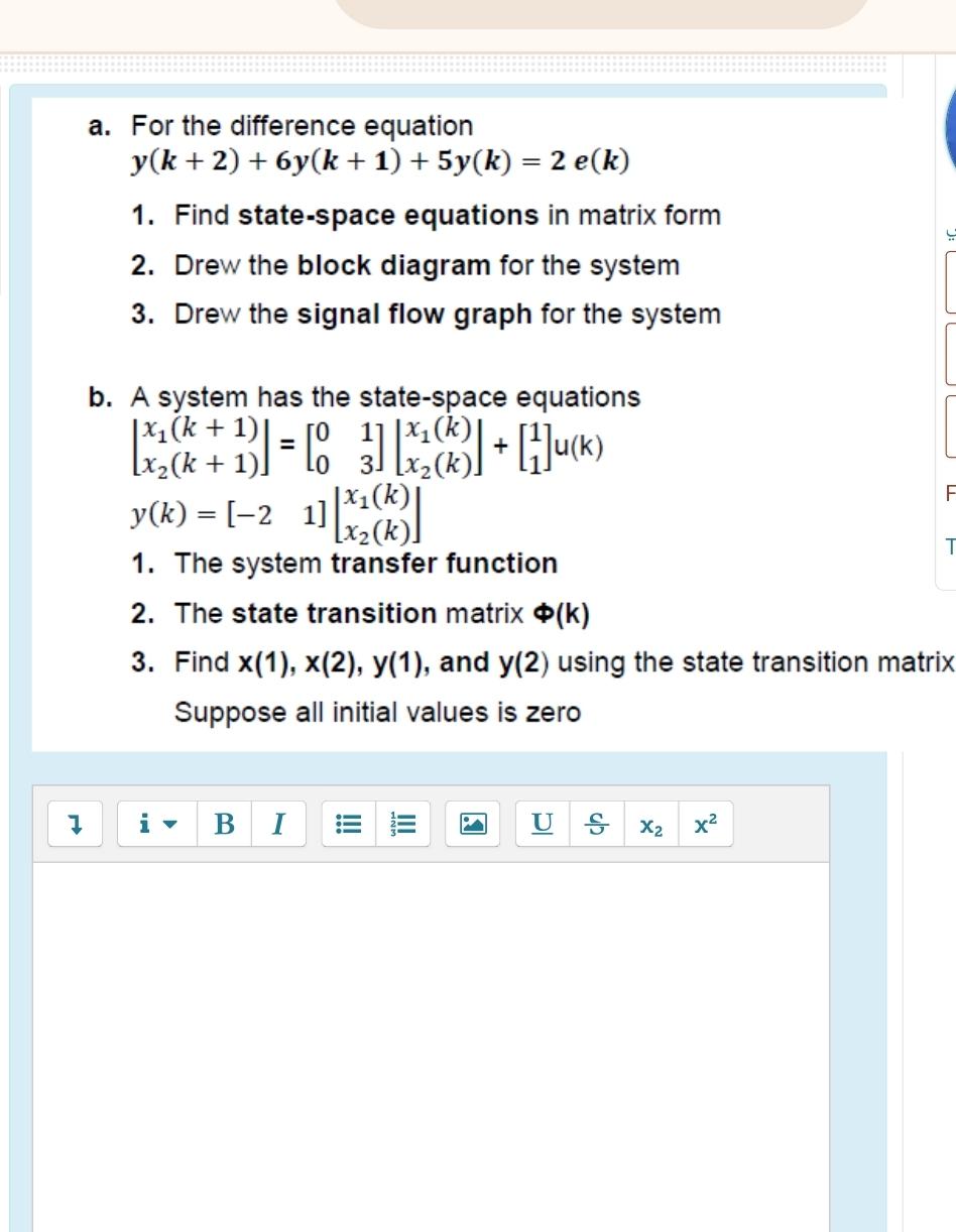 Solved a. ﻿For the difference | Chegg.com