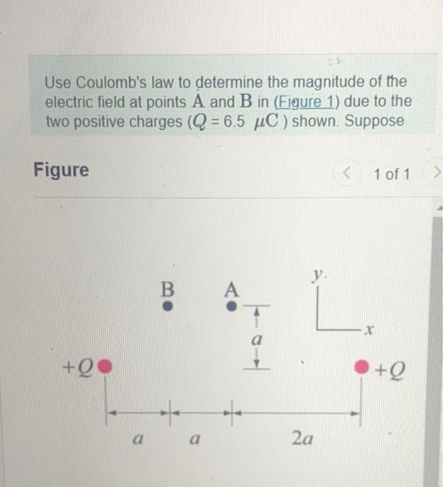 Solved Use Coulomb's law to determine the magnitude of the | Chegg.com
