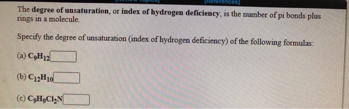 Solved [Review Topics] [References] The degree of | Chegg.com