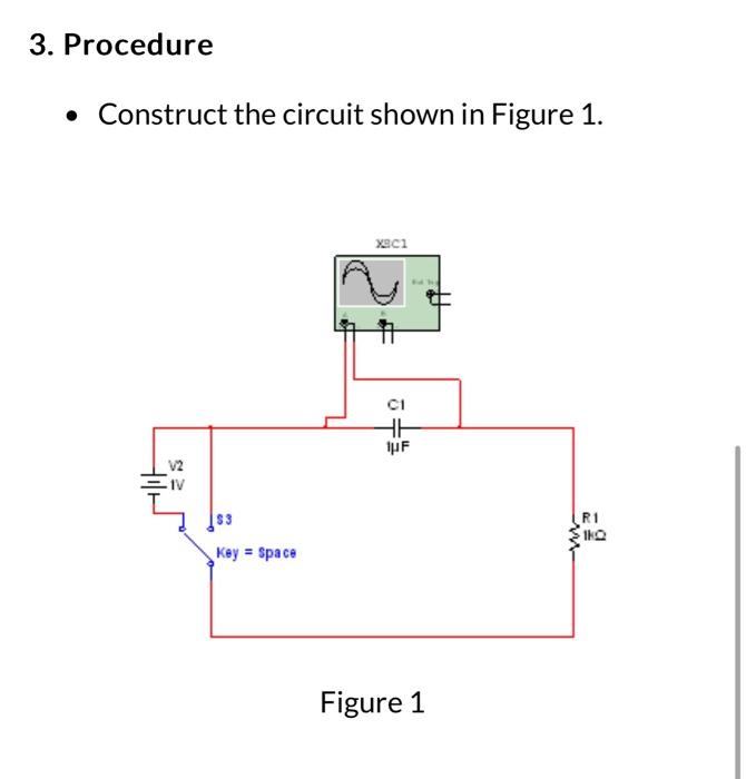 1. Equipment - 1×1V DC Source with frequency is 1kHZ | Chegg.com