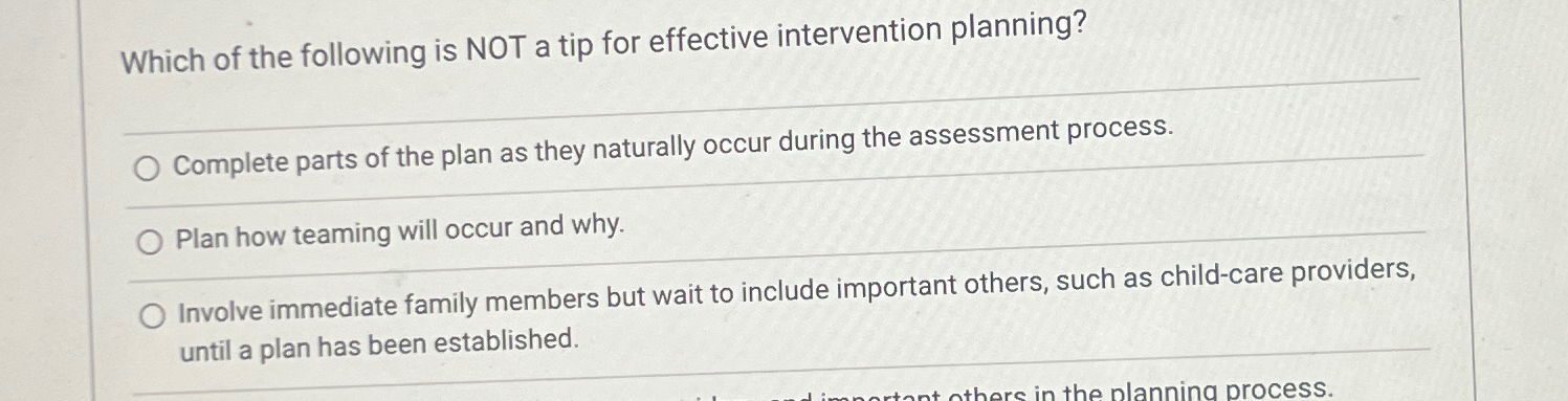 Solved Which of the following is NOT a tip for effective | Chegg.com