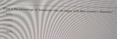 Solved What is the percentage of Americans who are happy | Chegg.com