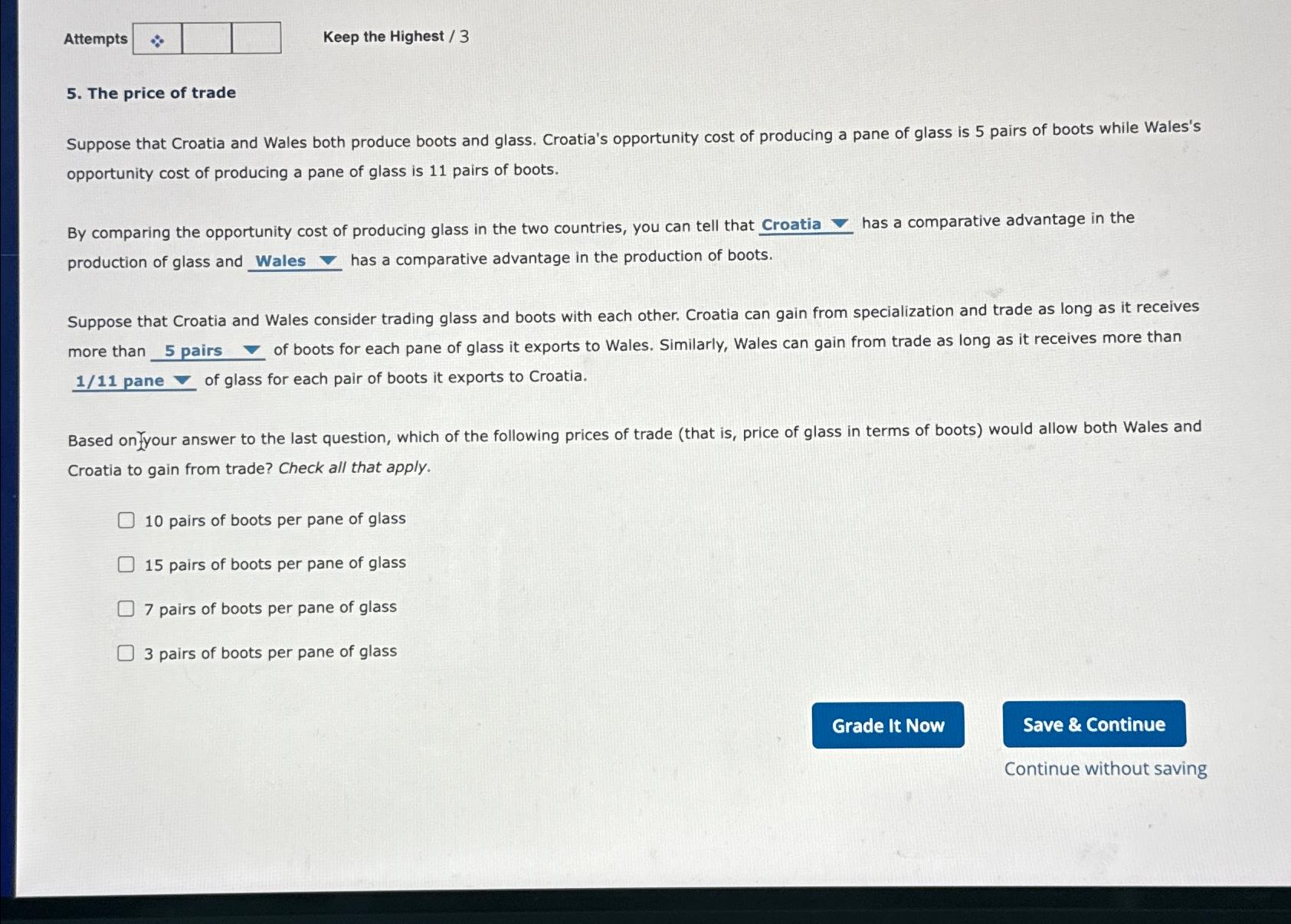 Solved AttemptsKeep the Highest ?35. ﻿The price of | Chegg.com
