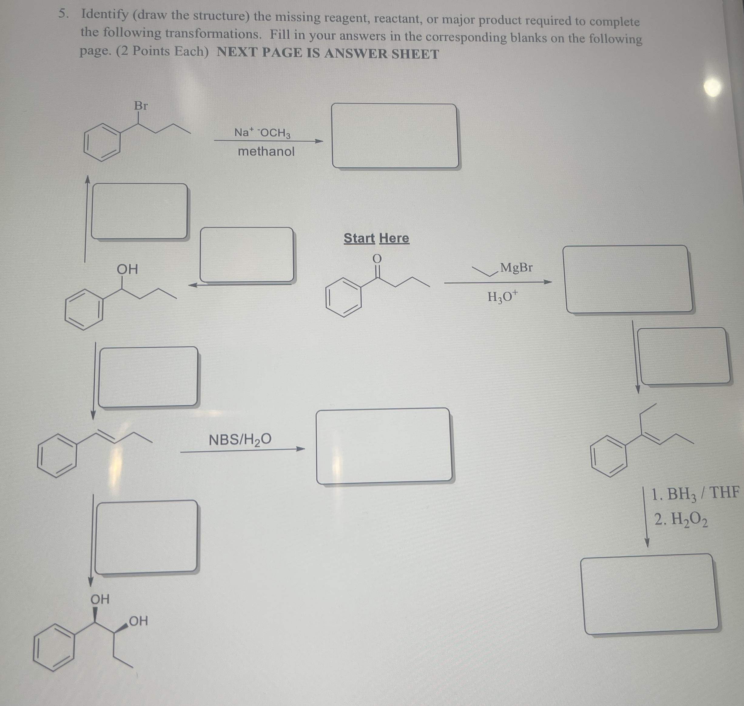 Solved Identify (draw the structure) ﻿the missing reagent, | Chegg.com
