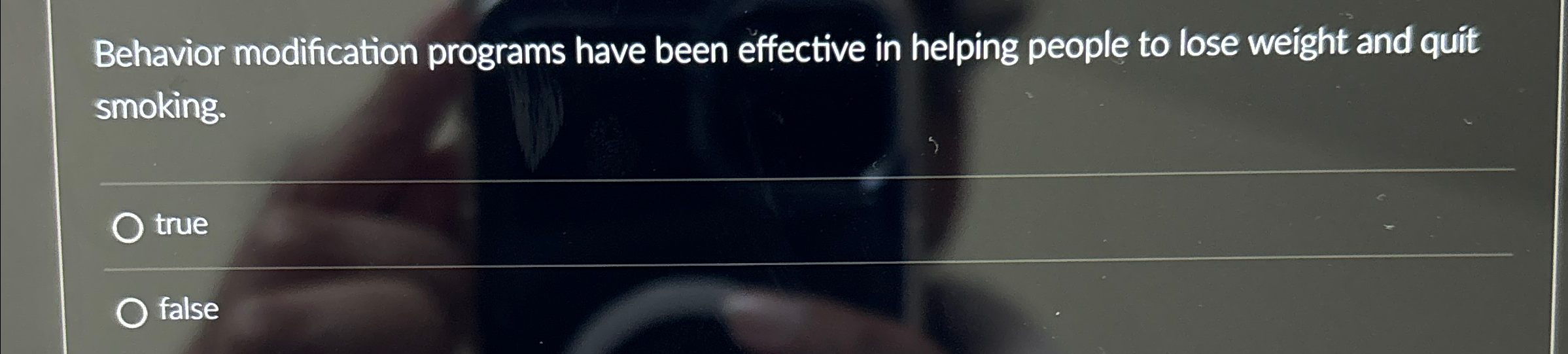 Solved Behavior modification programs have been effective in | Chegg.com