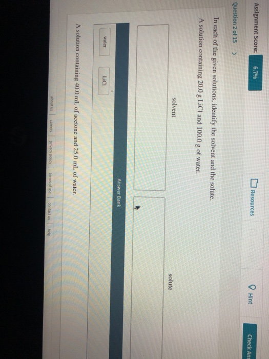 Solved Assignment Score: 6.7% Resources Hint Check Ang | Chegg.com