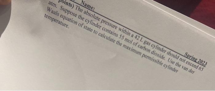 Solved please do this chemical engineering review question | Chegg.com
