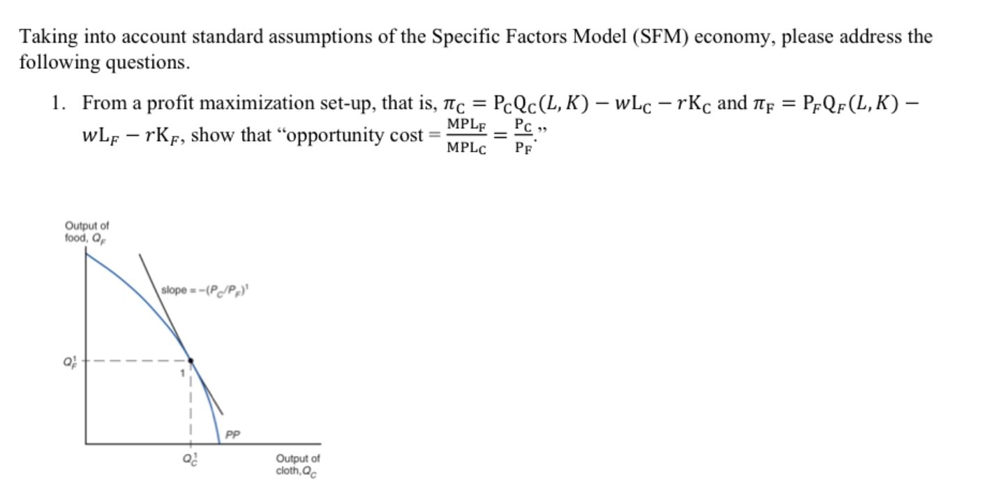 Solved Taking into account standard assumptions of the | Chegg.com