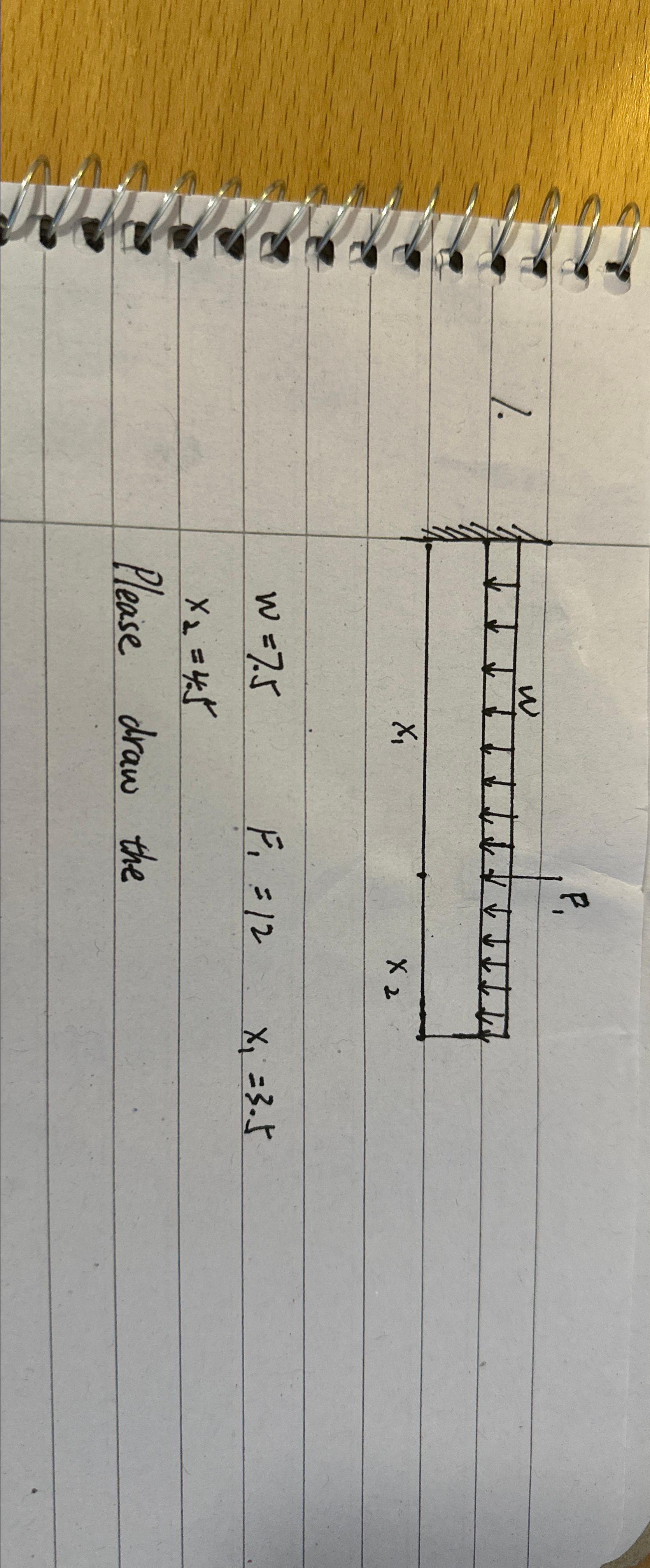 Solved W75f112x135x245please Draw The Free Body 