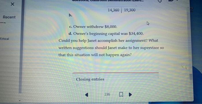 Solved P5-4C. Janet Li is the new bookkeeper who replaced | Chegg.com