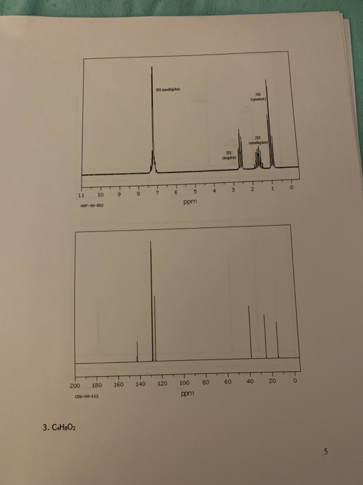 Solved Experiment 3 Solving NMR Problems Objective: To | Chegg.com