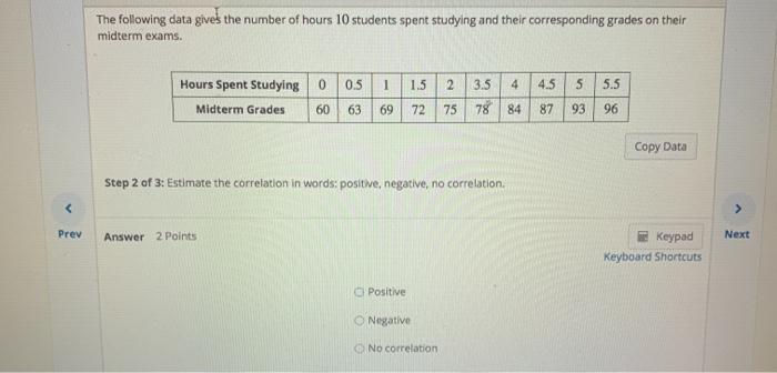 Solved The following data gives the number of hours 10 | Chegg.com Solved The following data gives the number of hours 10 | Chegg.com