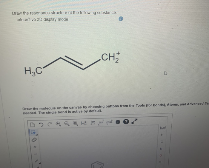 Solved Draw the resonance structure of the following | Chegg.com