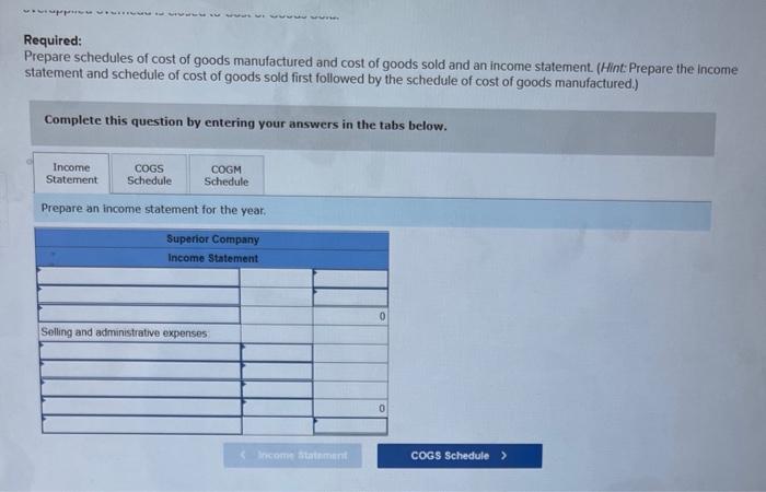 Solved Problem 3-13 (Algo) Schedules of Cost of Goods | Chegg.com