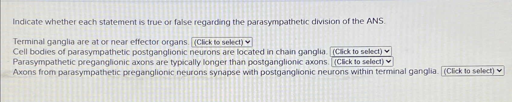 Solved Indicate whether each statement is true or false | Chegg.com