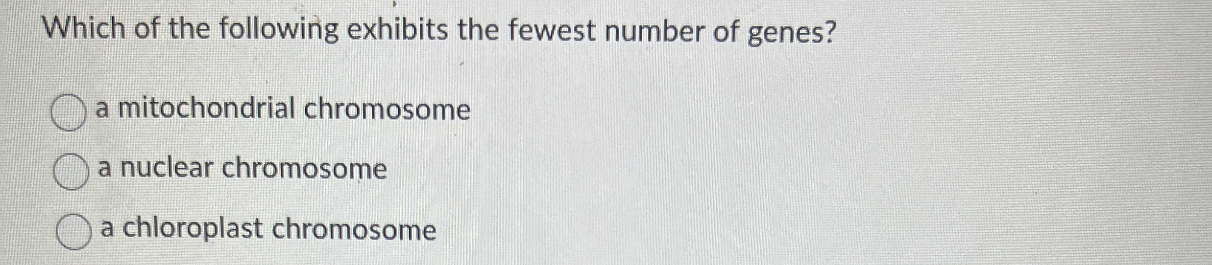 Solved Which of the following exhibits the fewest number of | Chegg.com