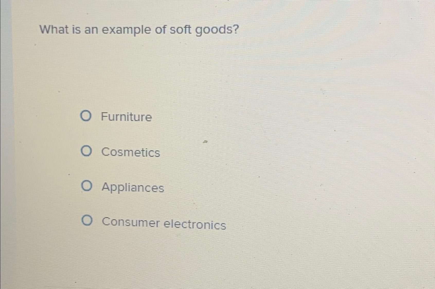 Solved What is an example of soft | Chegg.com
