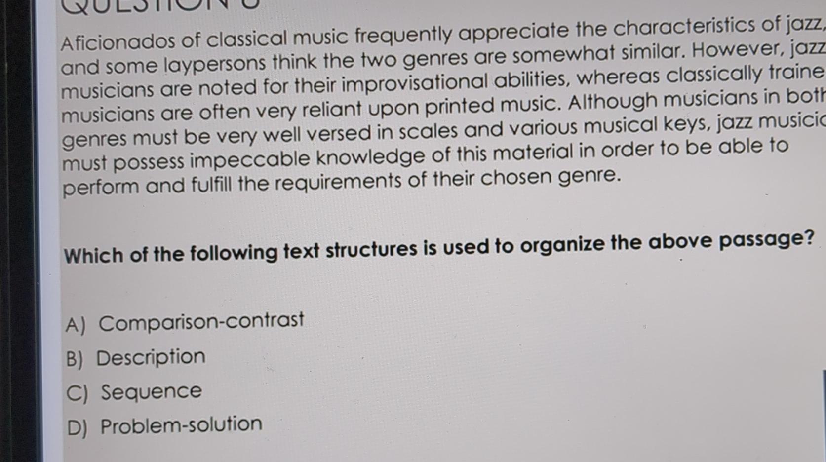 Solved Aficionados of classical music frequently appreciate | Chegg.com