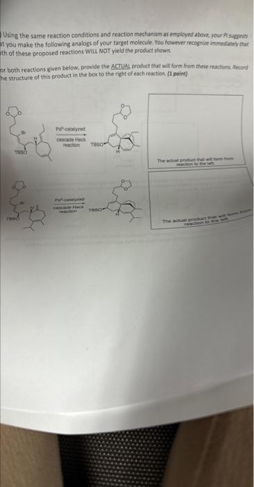 Using the same reaction conditions and reaction | Chegg.com