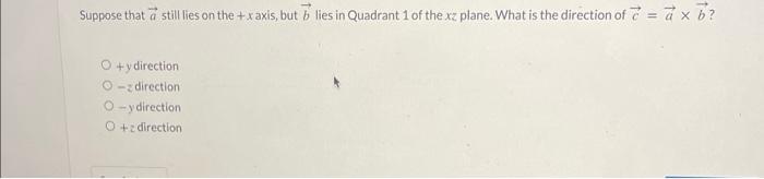 Solved Right-Hand Rule for Vector Product This graphic shows | Chegg.com