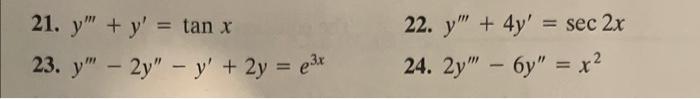 Solved In Problems 1-24 solve each differential equation by | Chegg.com