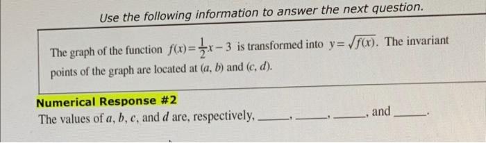 Solved The graph of the function f(x)=21x−3 is transformed | Chegg.com