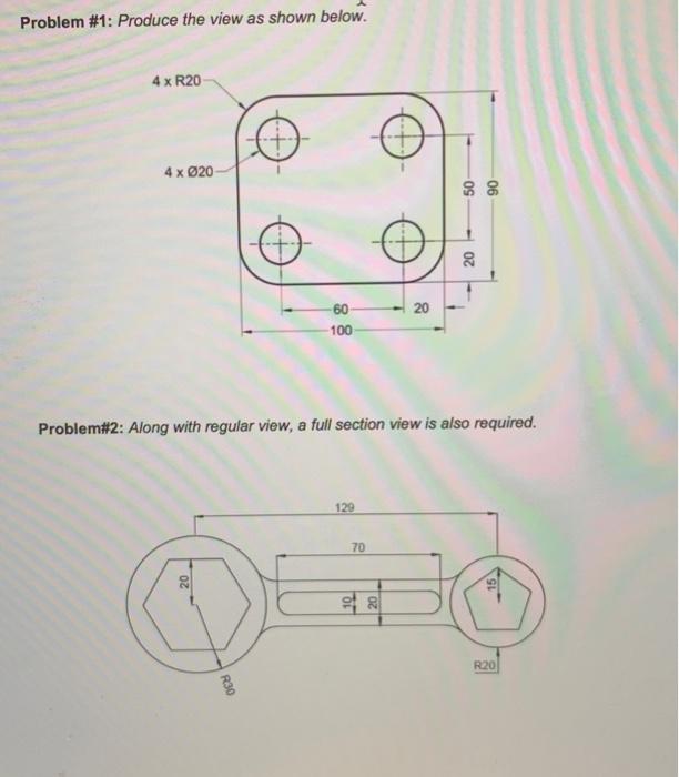 Solved Problem #1: Produce the view as shown below. | Chegg.com