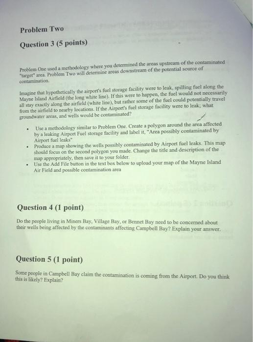 Solved Part Two-GIS Layers and Spatial Information Analysis | Chegg.com