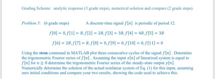 Solved Grading Scheme: analytic response ( 3 grade steps), | Chegg.com
