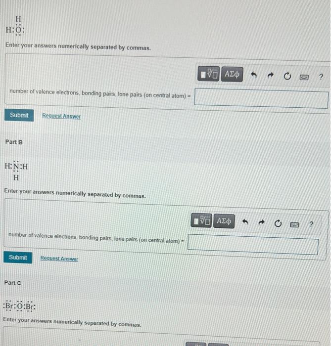Solved Enter your answers numerically separated by commas. | Chegg.com