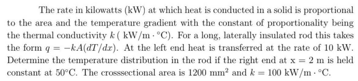 Solved The rate in kilowatts (kW) ﻿at which heat is | Chegg.com
