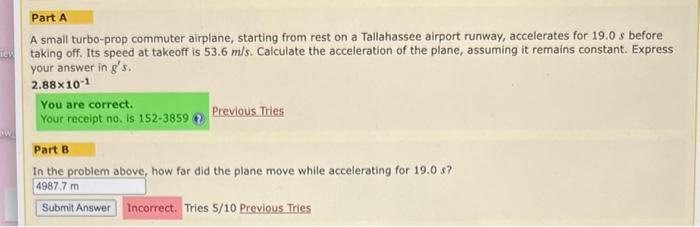 Solved A small turbo-prop commuter airplane, starting from | Chegg.com