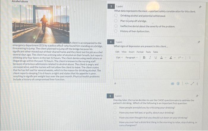 Solved I polnt What data represents the most unportant | Chegg.com