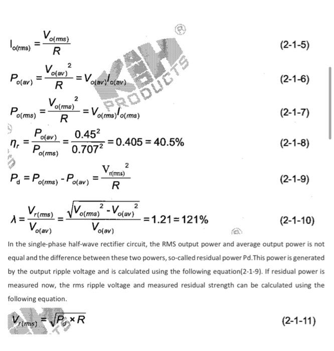 Solved Experiment 2 Single Phase Half Wave Uncontrolled | Chegg.com