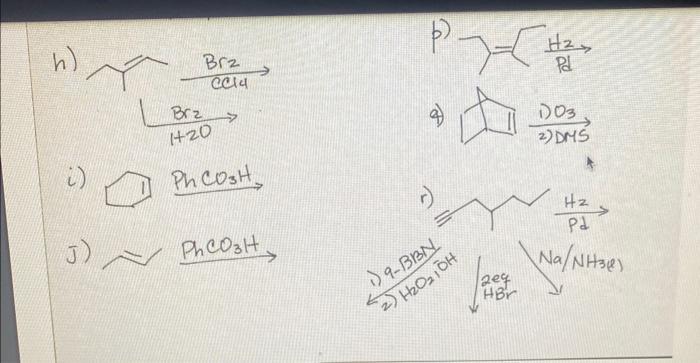 1. Predict the major organic product(s) a) | Chegg.com