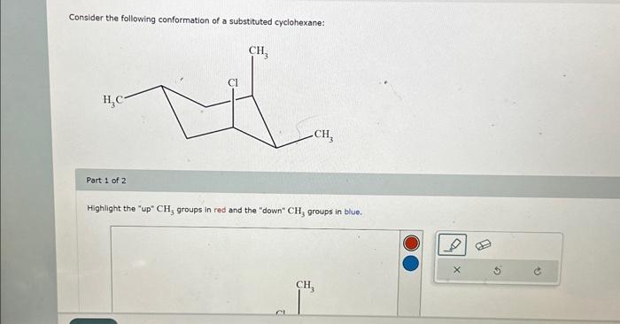 Solved Consider the following conformation of a substituted | Chegg.com