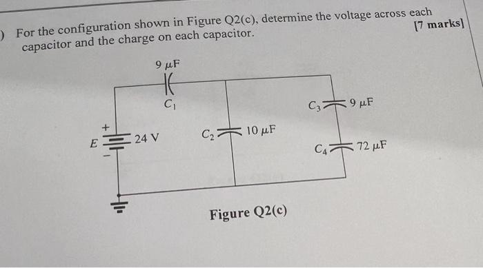 Solved For the configuration shown in Figure Q2(c), | Chegg.com