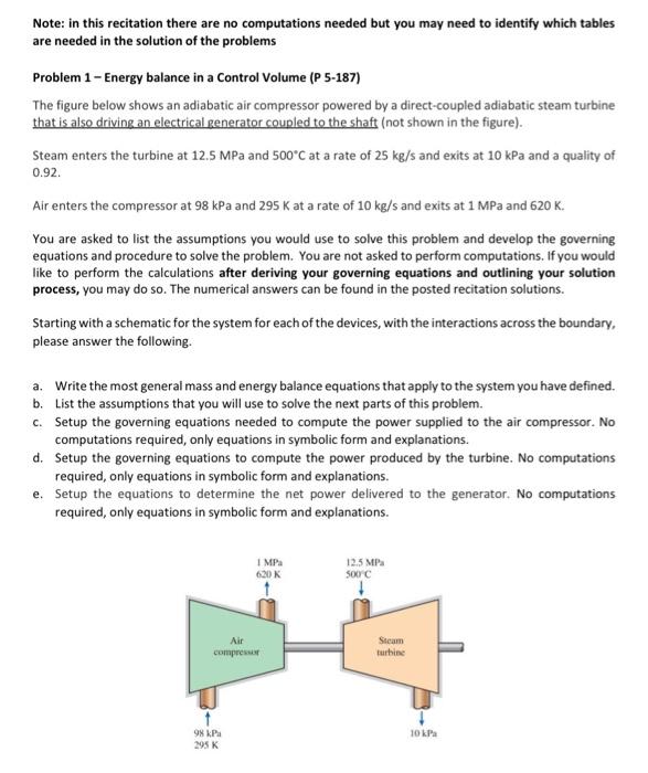 Solved are needed in the solution of the problems Problem 1 | Chegg.com